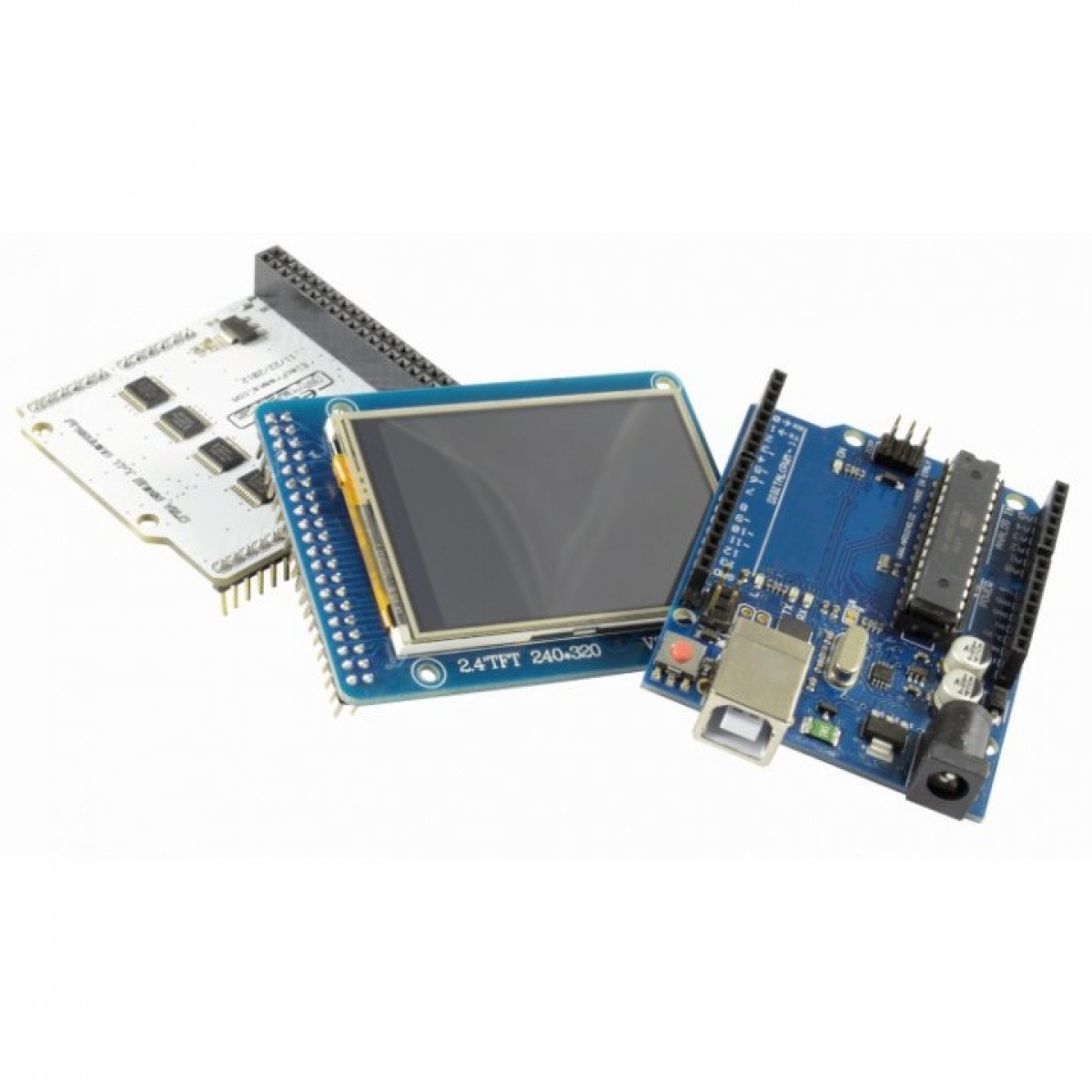 ALLNET 4duino Board Uno R3 Touch Screen Kit EN --> Disco Bianco - CD-Rohlinge, DVD-Rohlinge, Blu ...
