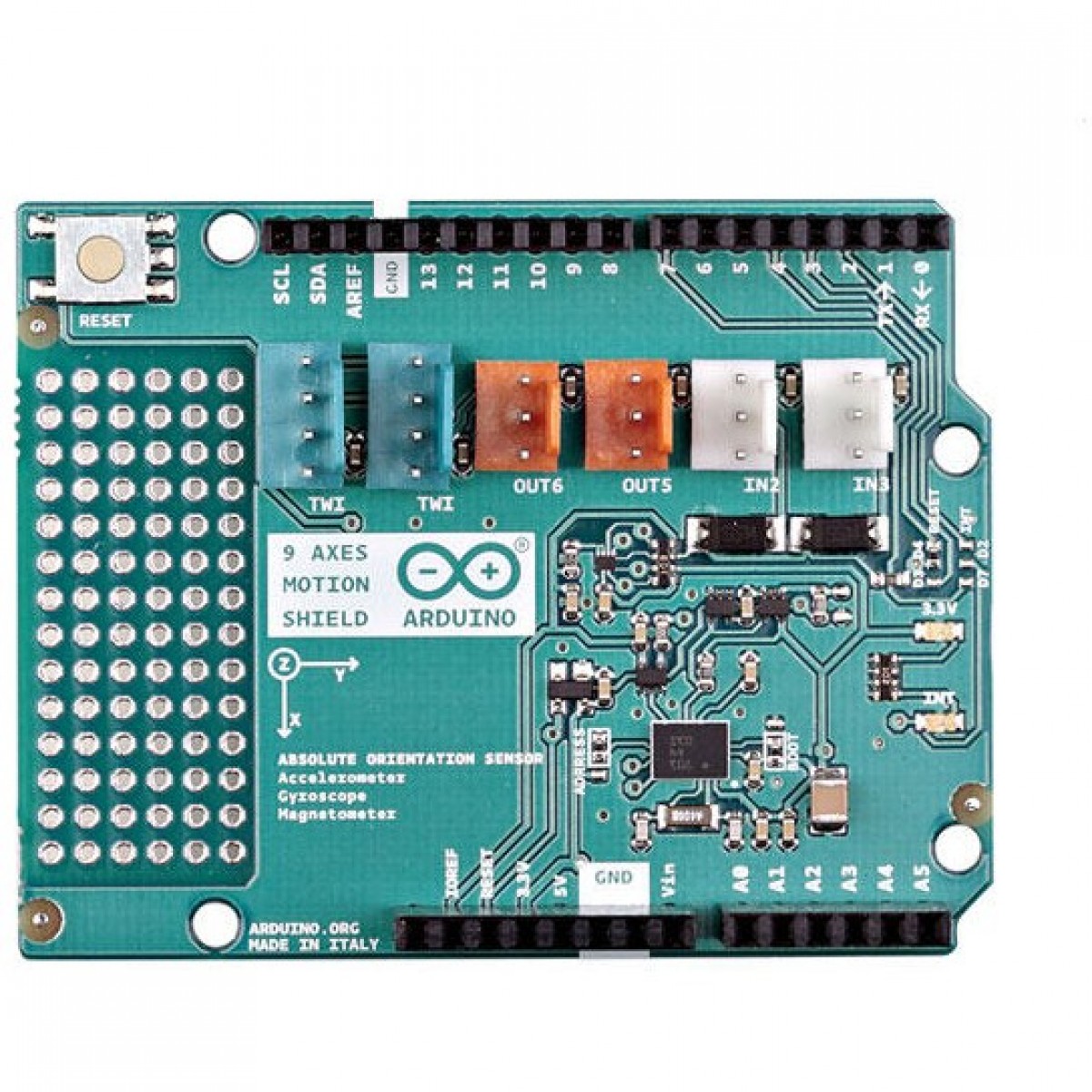 ARDUINO Shield 9 Axis Motion EN --> Disco Bianco - CD-Rohlinge, DVD ...