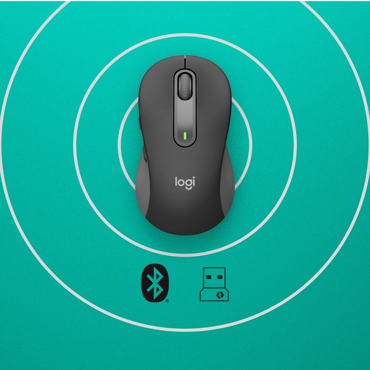 Logitech Signature M650 Maus rechts RF Wireless + Bluetooth Optisch ...