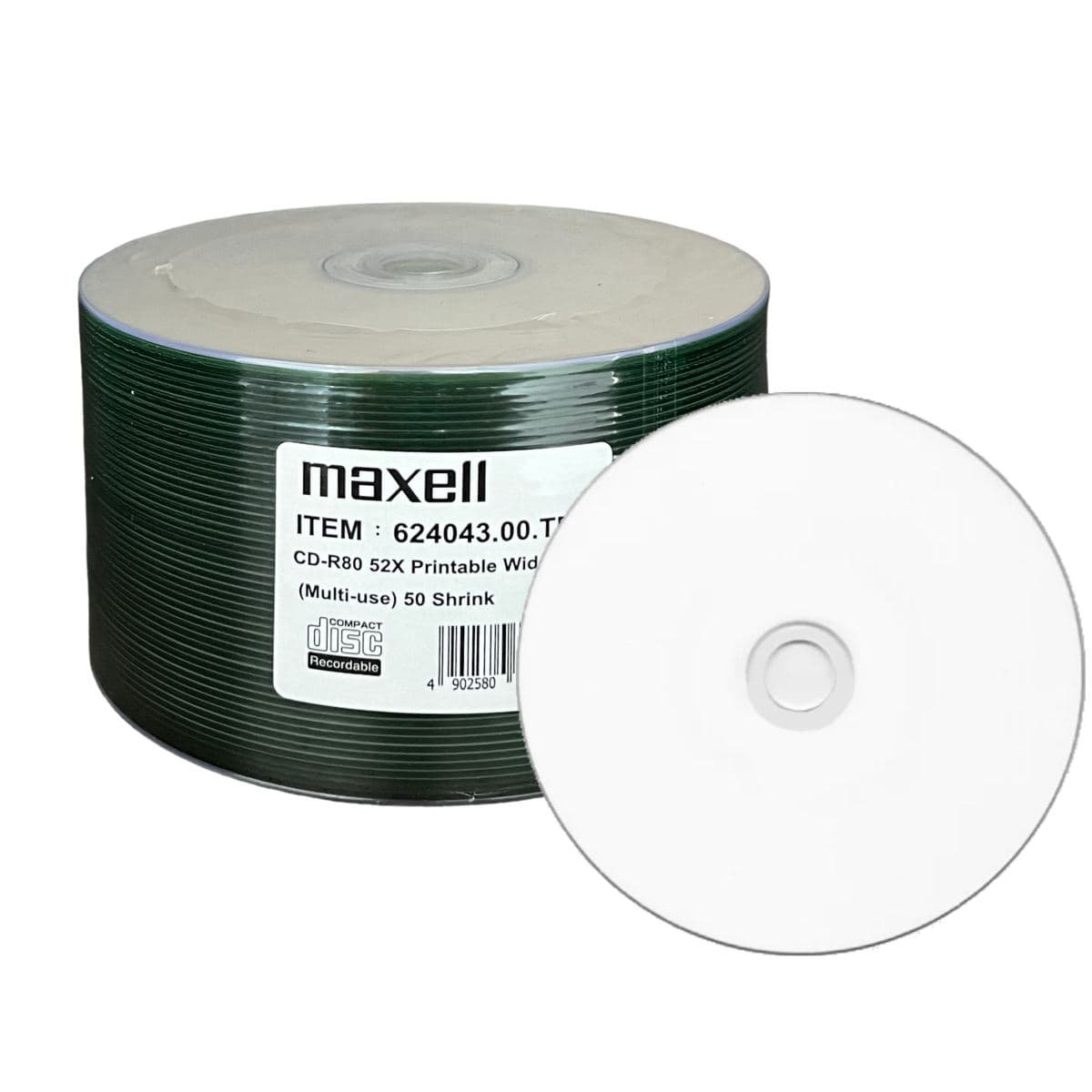 Maxell CD-R printable 700 MB full printable - 52x - 50