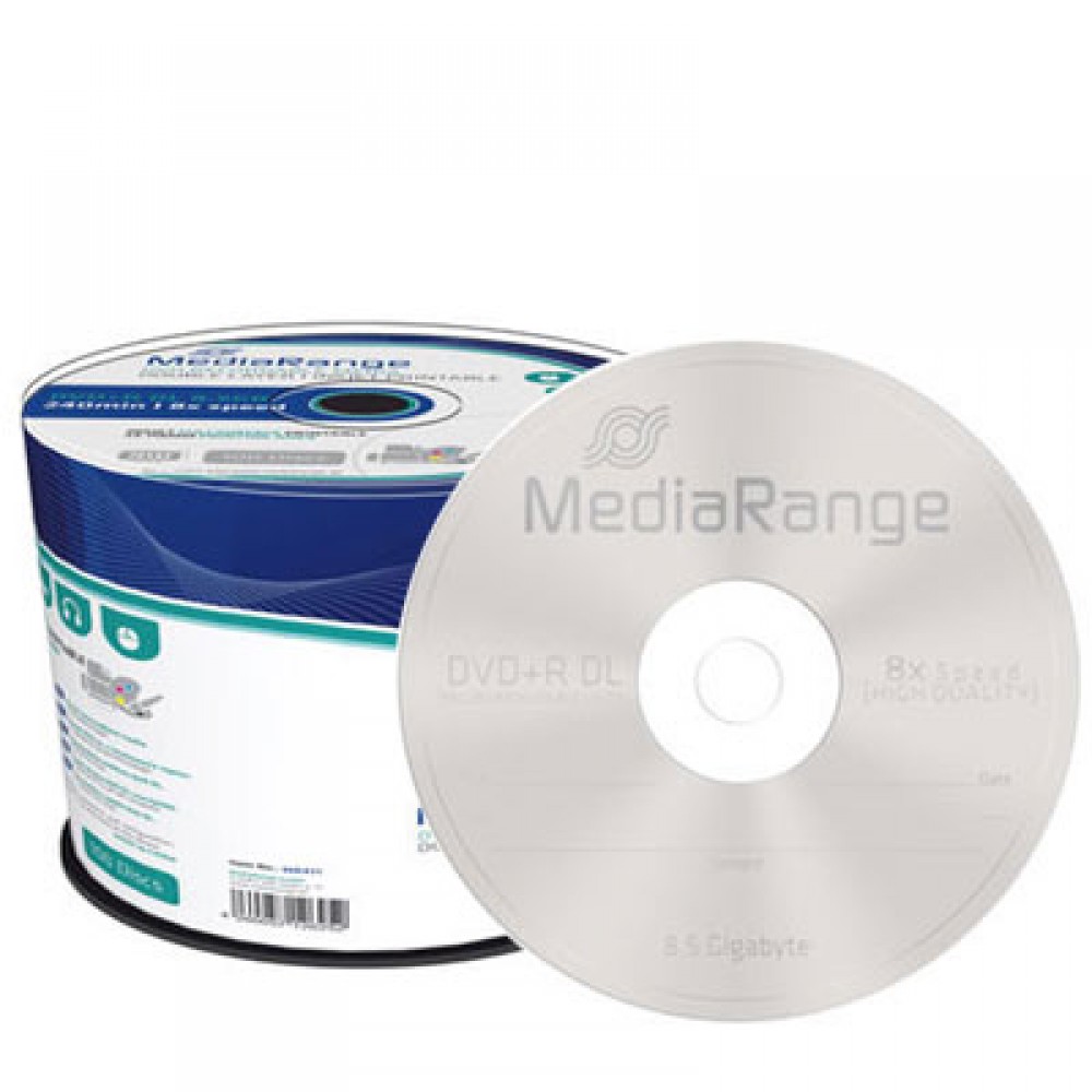 MediaRange DVD+R Double Layer 8.5 GB gelabelt - 8x - 5