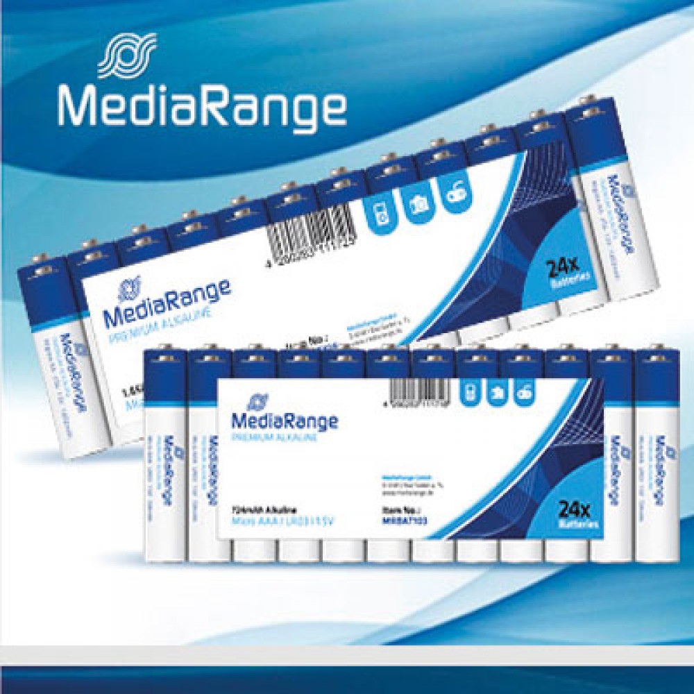 MediaRange Kombipack Batterien - LR03/LR06 - AA / AAA