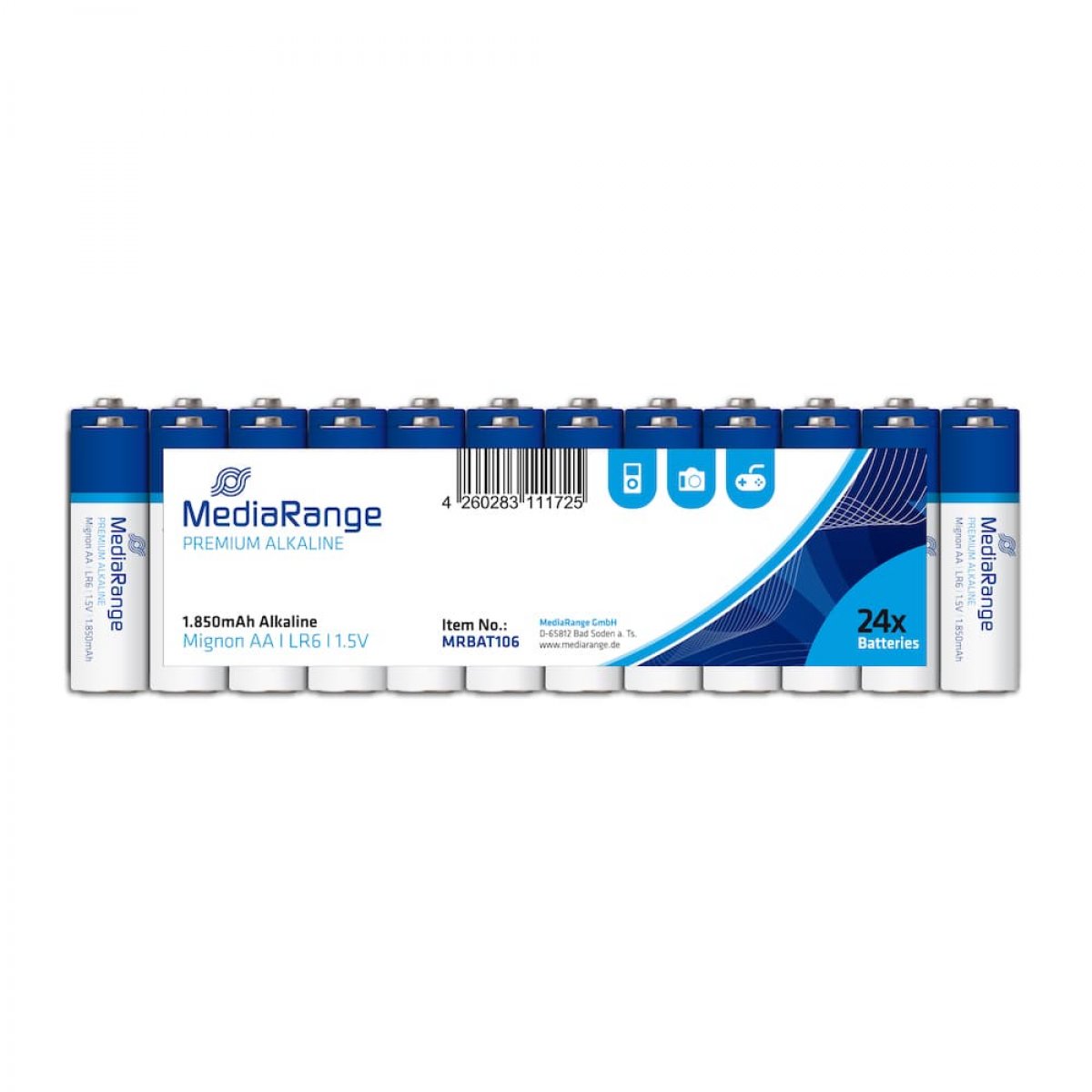 MediaRange Premium Alkaline Batteries - Mignon LR06 - A