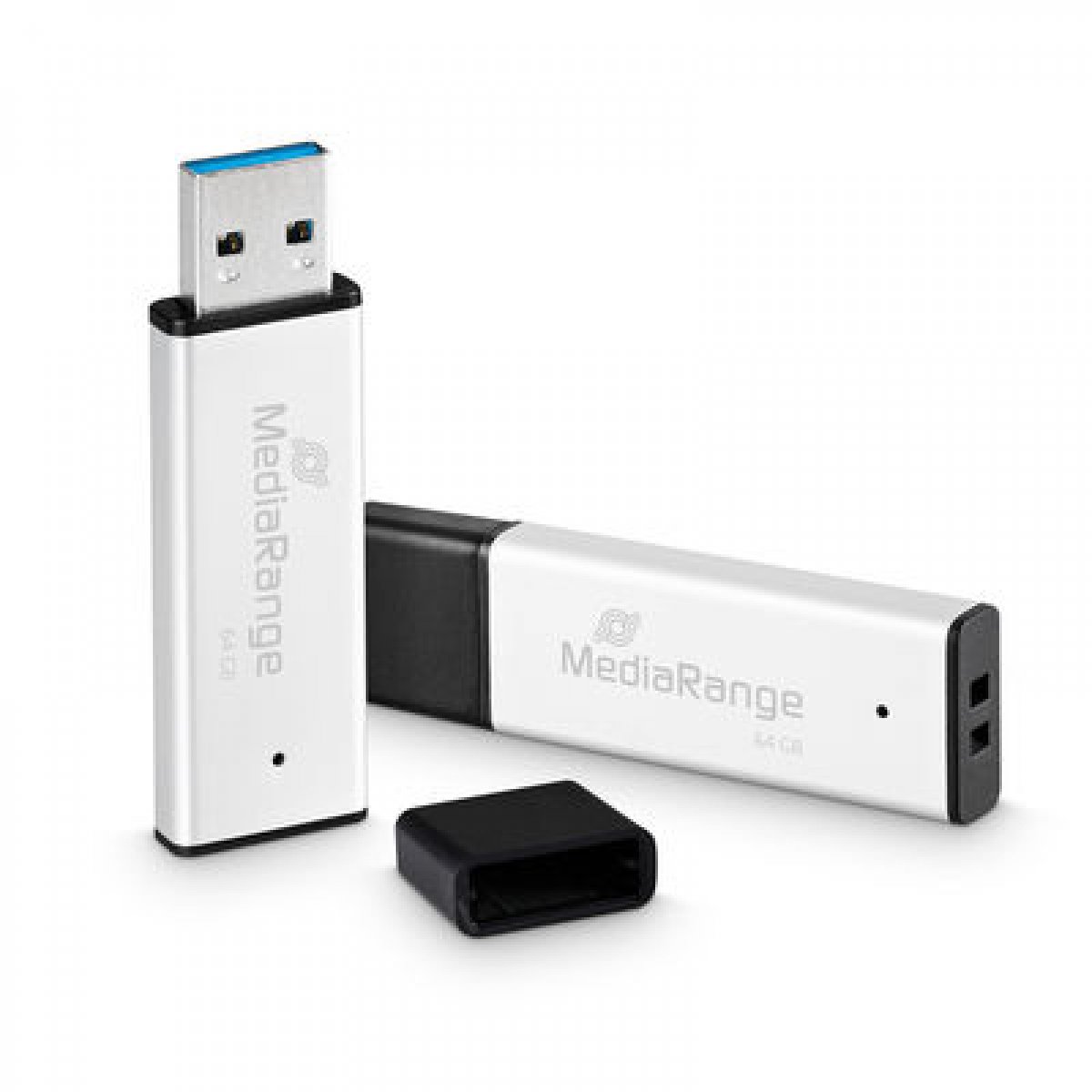 MediaRange USB 3.0 High Performance USB Stick - 64GB --> Disco Bianco ...