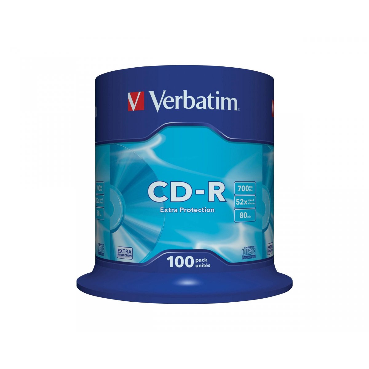 Verbatim CD-R 700 MB Extra Protection labelled - 52x