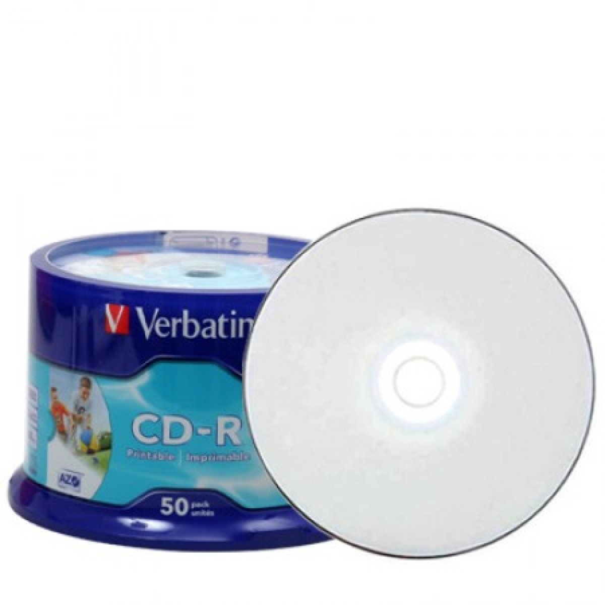 Verbatim CD-R 700 MB voll bedruckbar - 52x - 50 Stück i