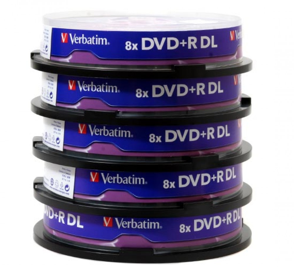 Verbatim DVD+R Double Layer 8.5 GB gelabelt - 8x - 50 S