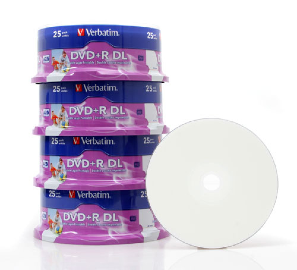 Verbatim DVD+R Double Layer 8.5 GB voll bedruckbar - 8x
