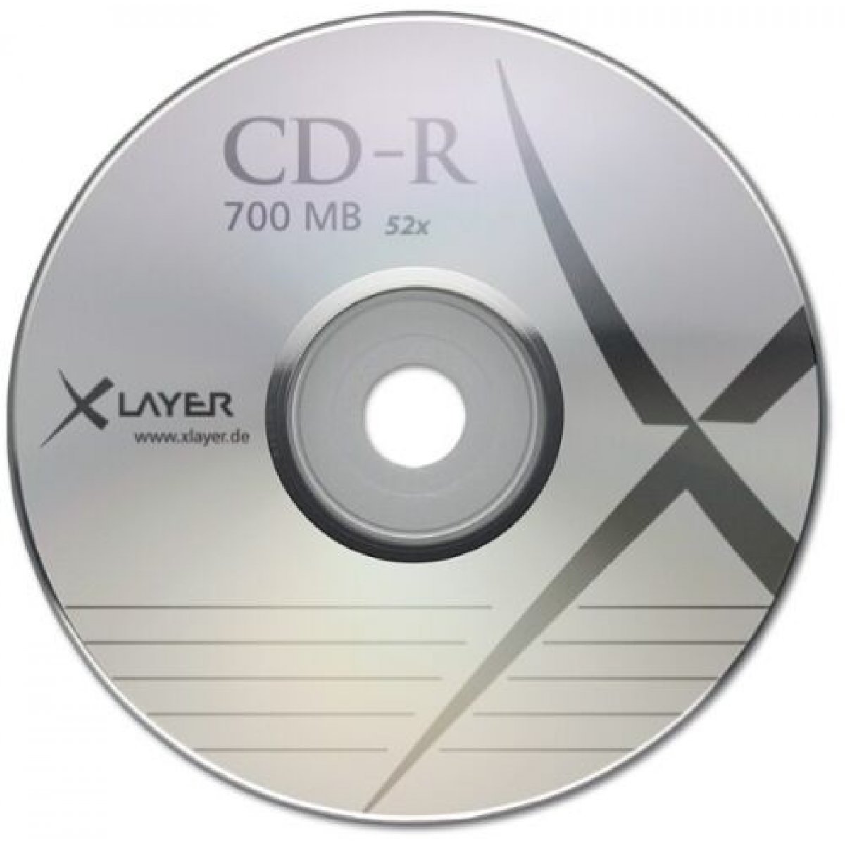 XLayer CD-R 700 MB - 52x - 100 pcs